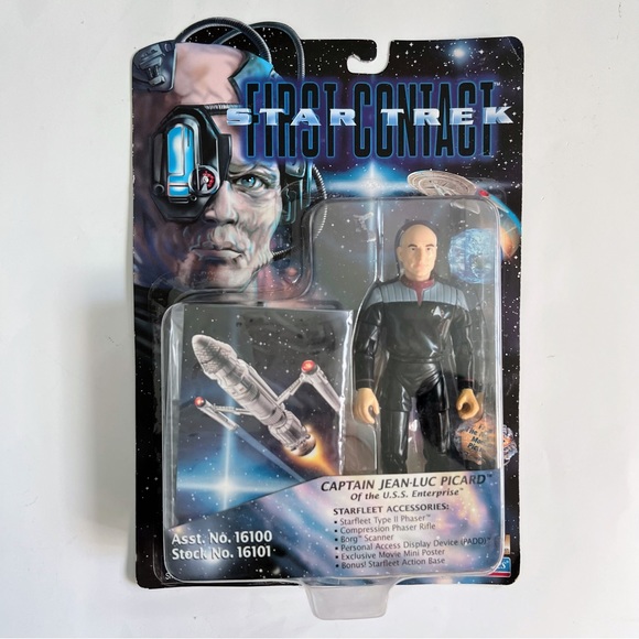 Star Trek | Toys | Star Trek Captain Jeanluc Picard First Contact ...